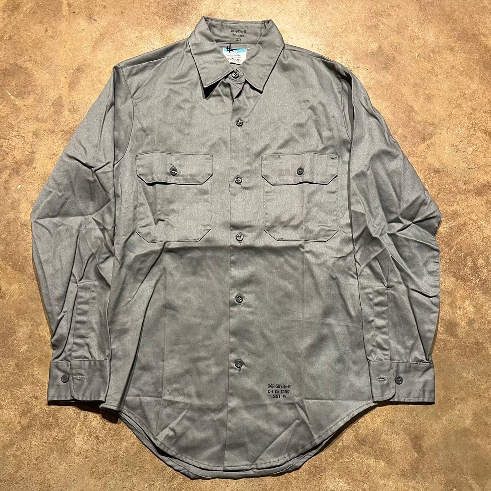 Vintage Vintage 70s Big Mac JCPenney Grey Work Button Up Shirt | Grailed