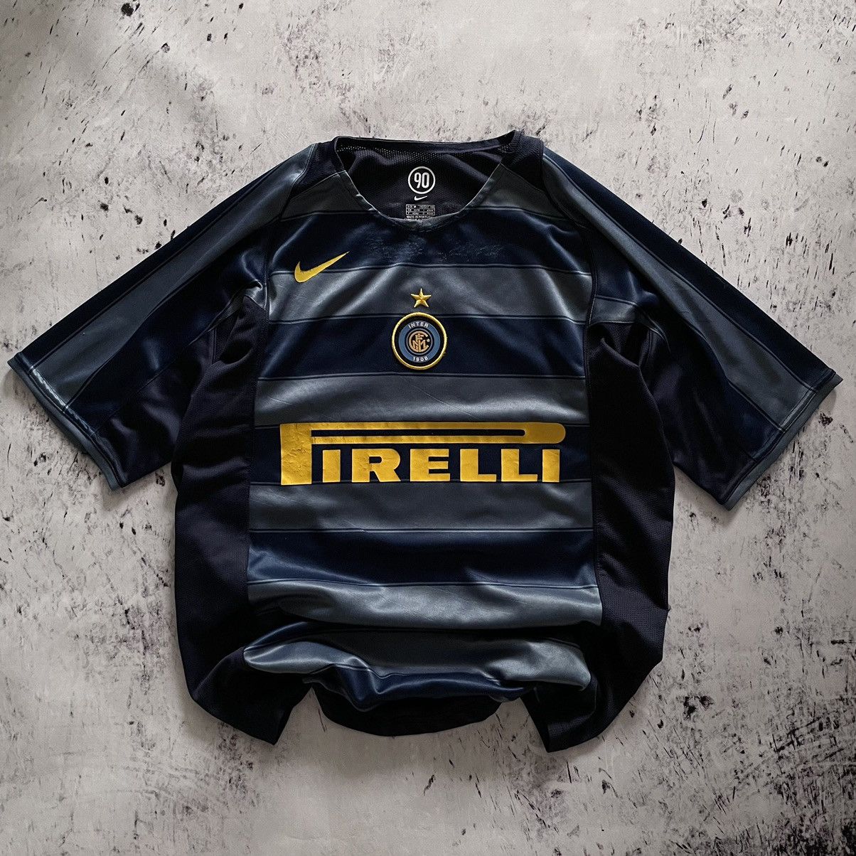 Nike Nike Adriano Inter Milan 2004 2005 2006 Third Soccer Jersey | Grailed