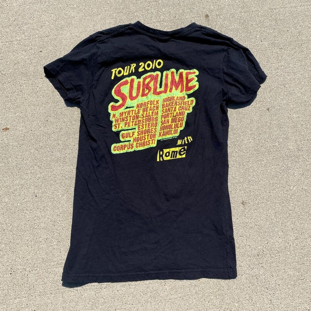 Vintage 2010 Sublime Band Tee Shirt Black | Grailed