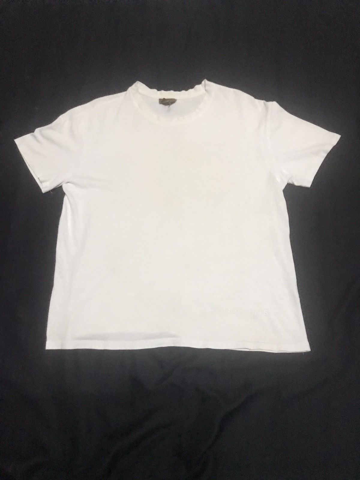 Essentials × FOG Essentials Fear Of God Distressed T Shirt | Grailed