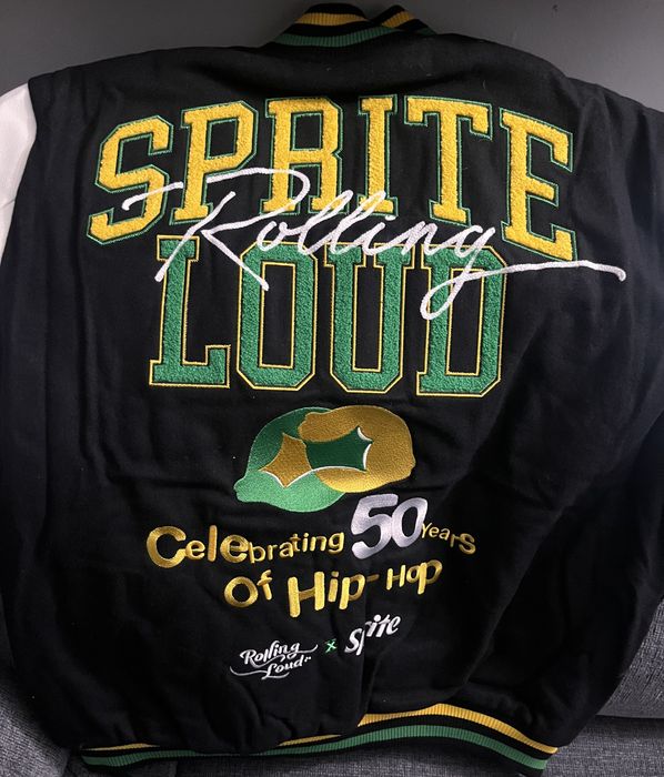 Rolling Loud Rare Sprite x Rolling Loud varsity jacket 1 of 8 | Grailed