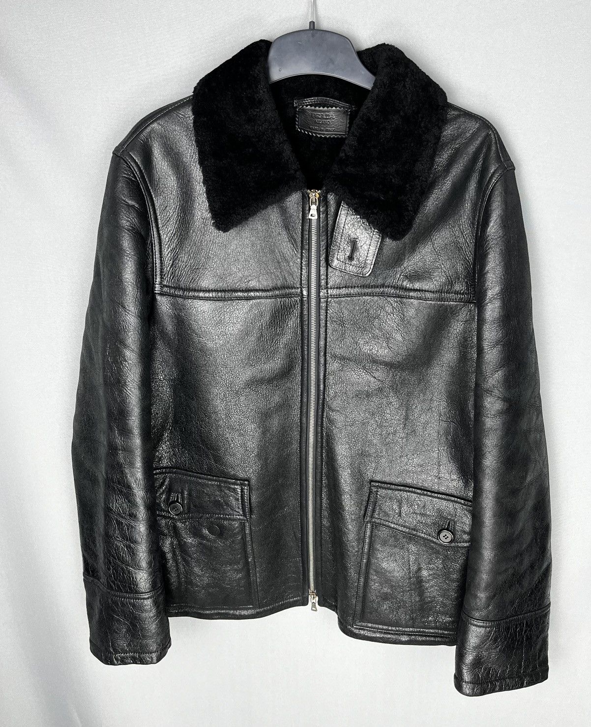 Luxury × Prada Prada sheepskin coat rare ‼️‼️‼️ | Grailed