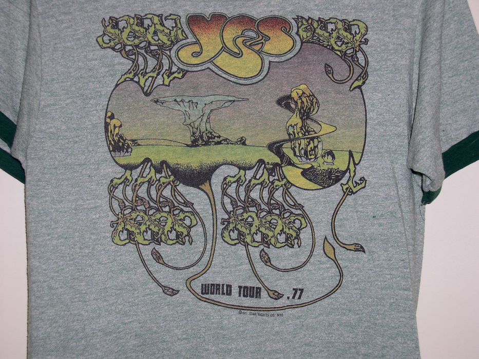 Vintage Yes Band Concert Tour T Shirt Vintage 1977 Roger Dean | Grailed