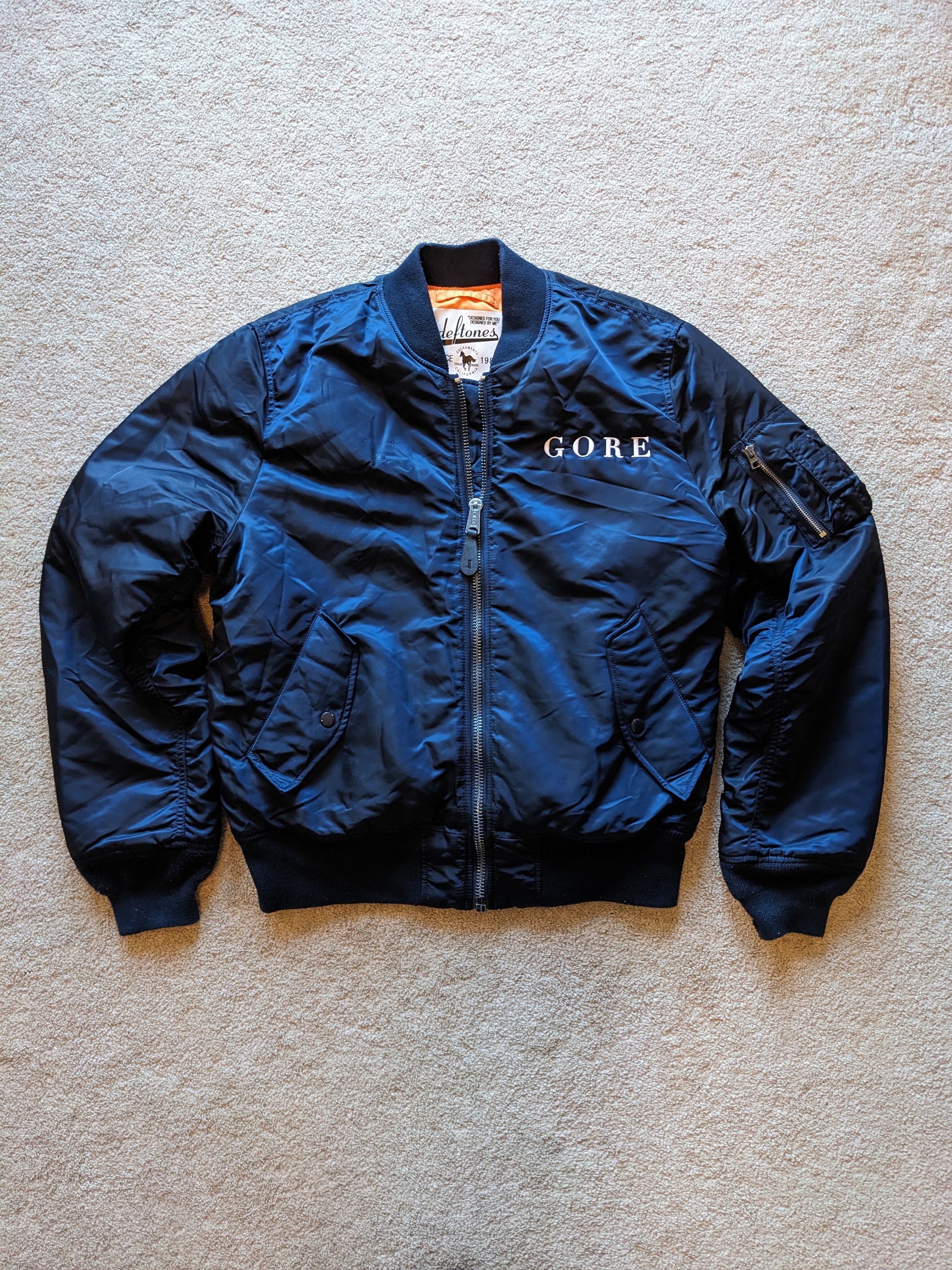 Alpha Industries Deftones Gore Bomber Jacket | Grailed
