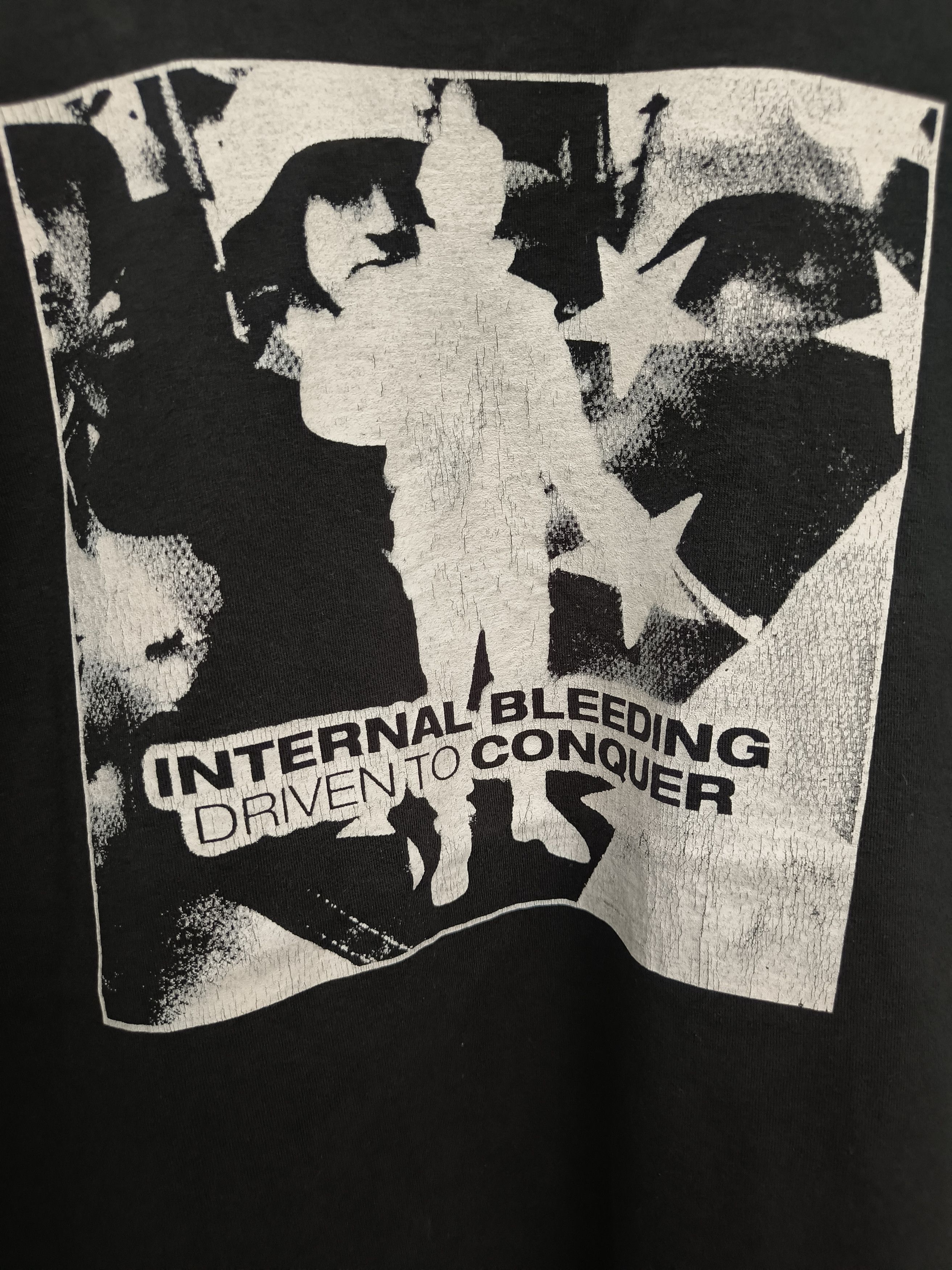 Band Tees Vintage 90s internal bleeding (Driven to conquer) shirt | Grailed
