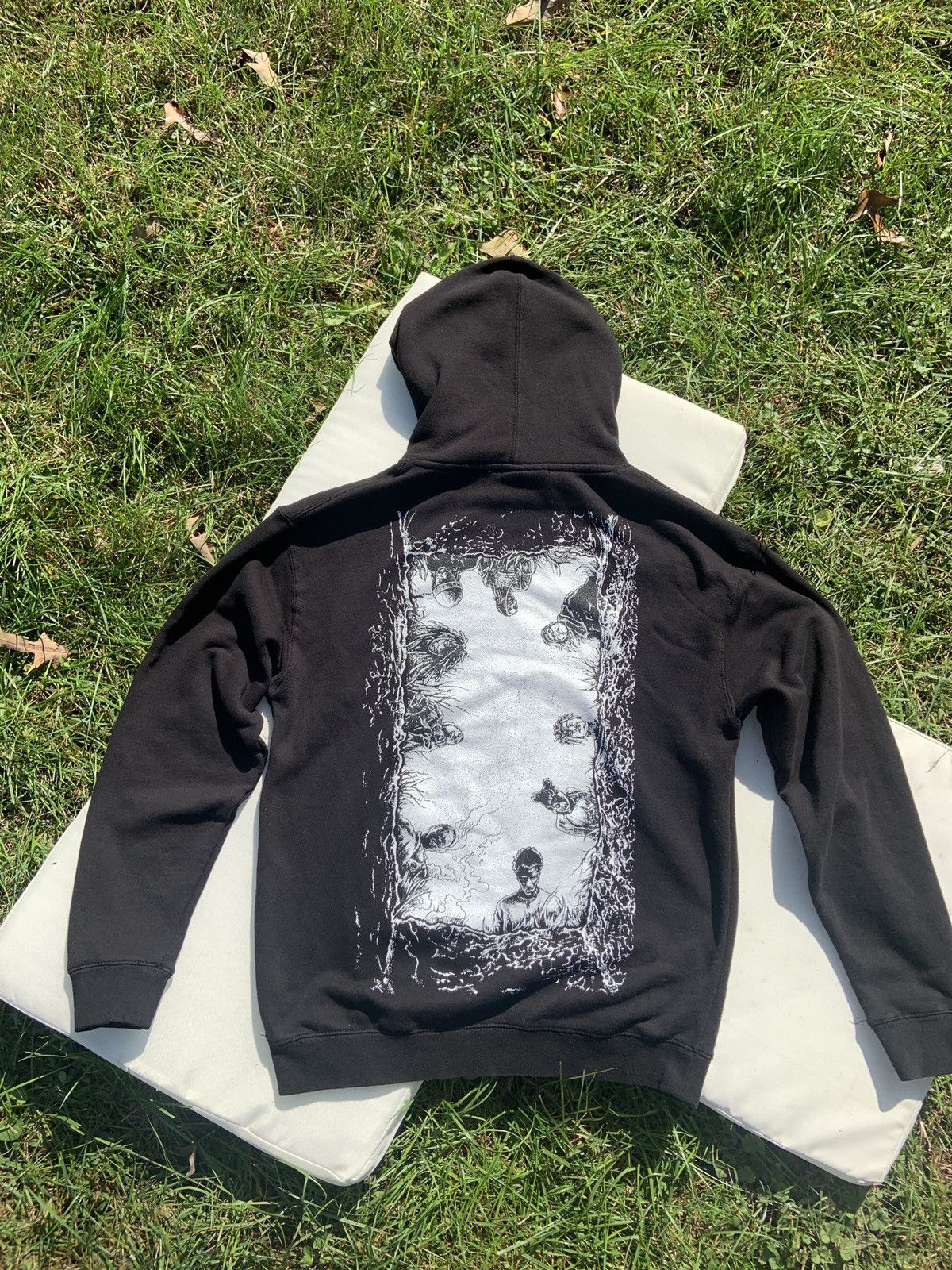 Fuck The Population FTP Babylon Grave Pullover Hoodie | Grailed