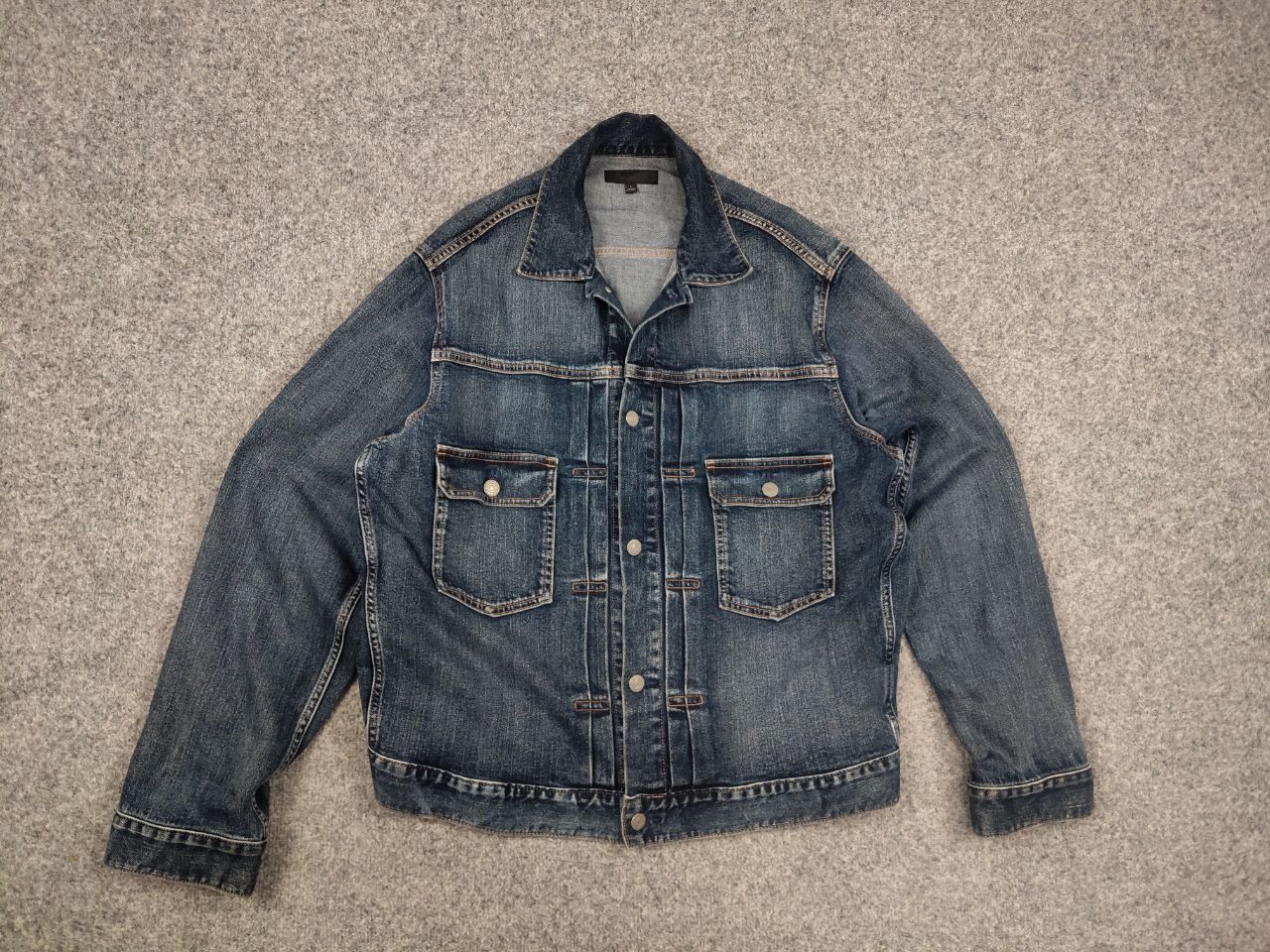 Japanese Brand Vintage Jual Uniqlo Japan Type II Trucker Denim Jacket ...