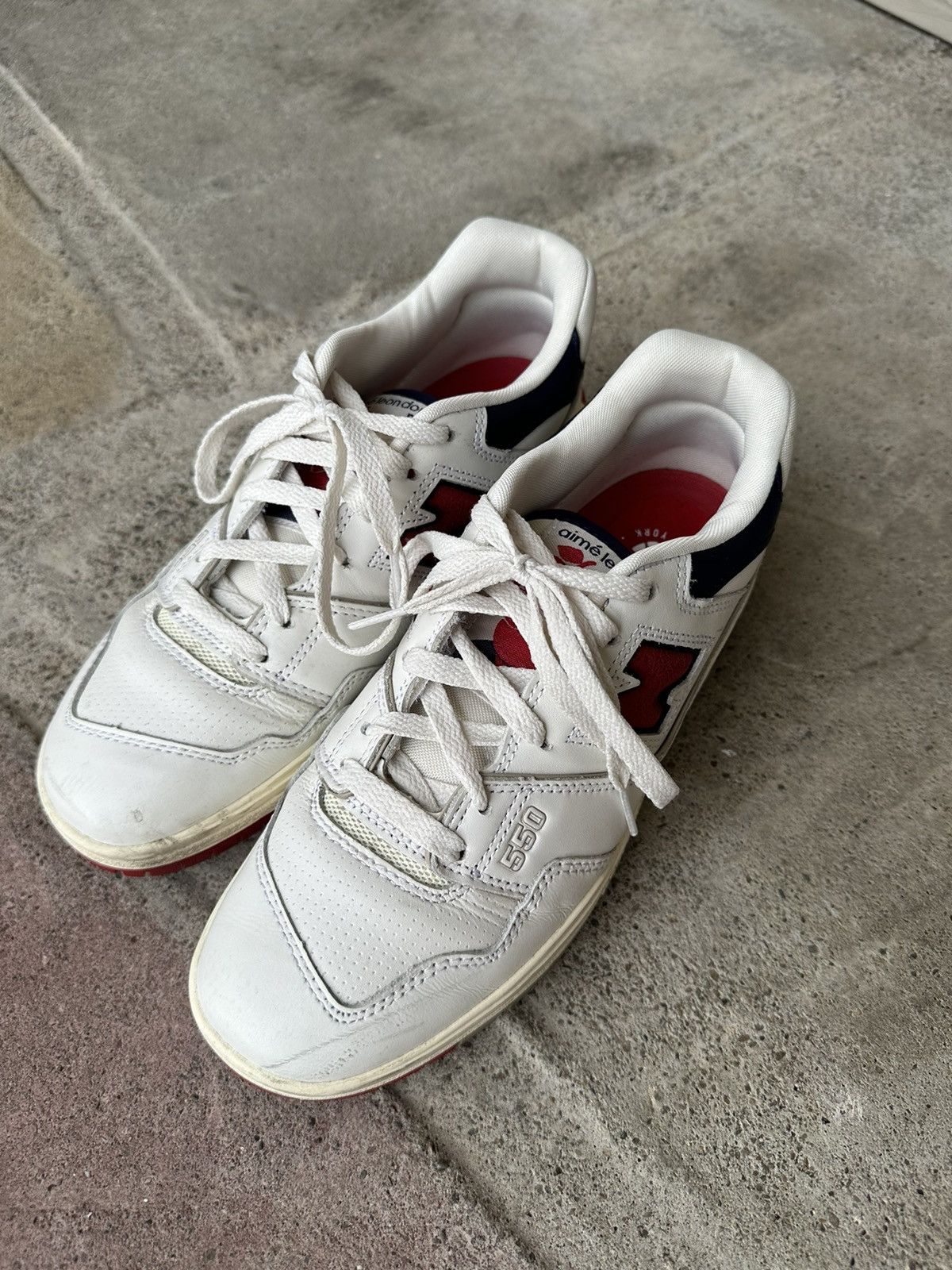 New Balance New Balance 550 ALD Navy Red | Grailed