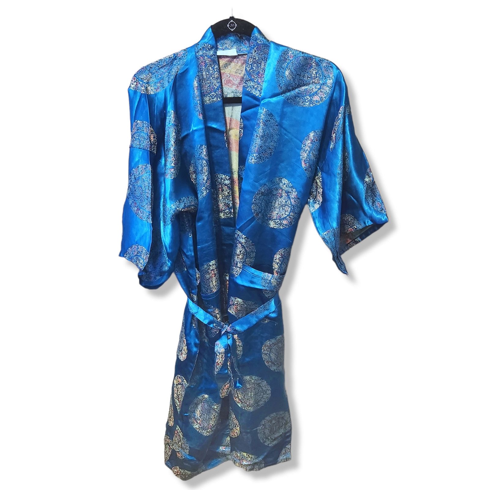 Vintage Golden Dragon Chinese silk kimono robe embroidered Large | Grailed