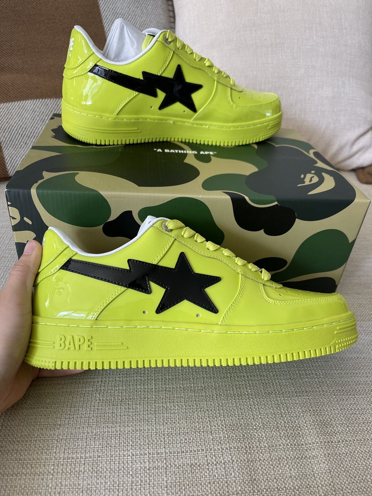 Bape Bapes BAPE STA #2 Shining Yellow Size 11 | Grailed