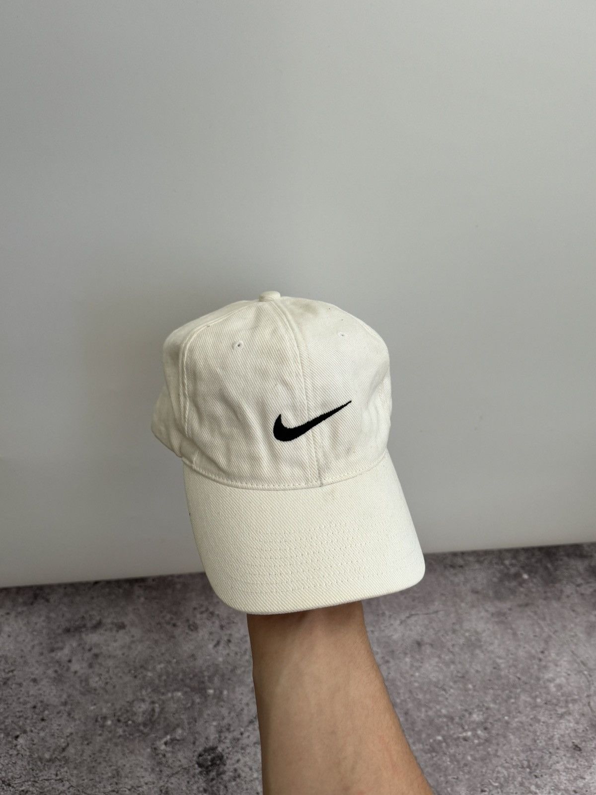 Nike × Vintage Vintage Nike white Y2K cap hats | Grailed