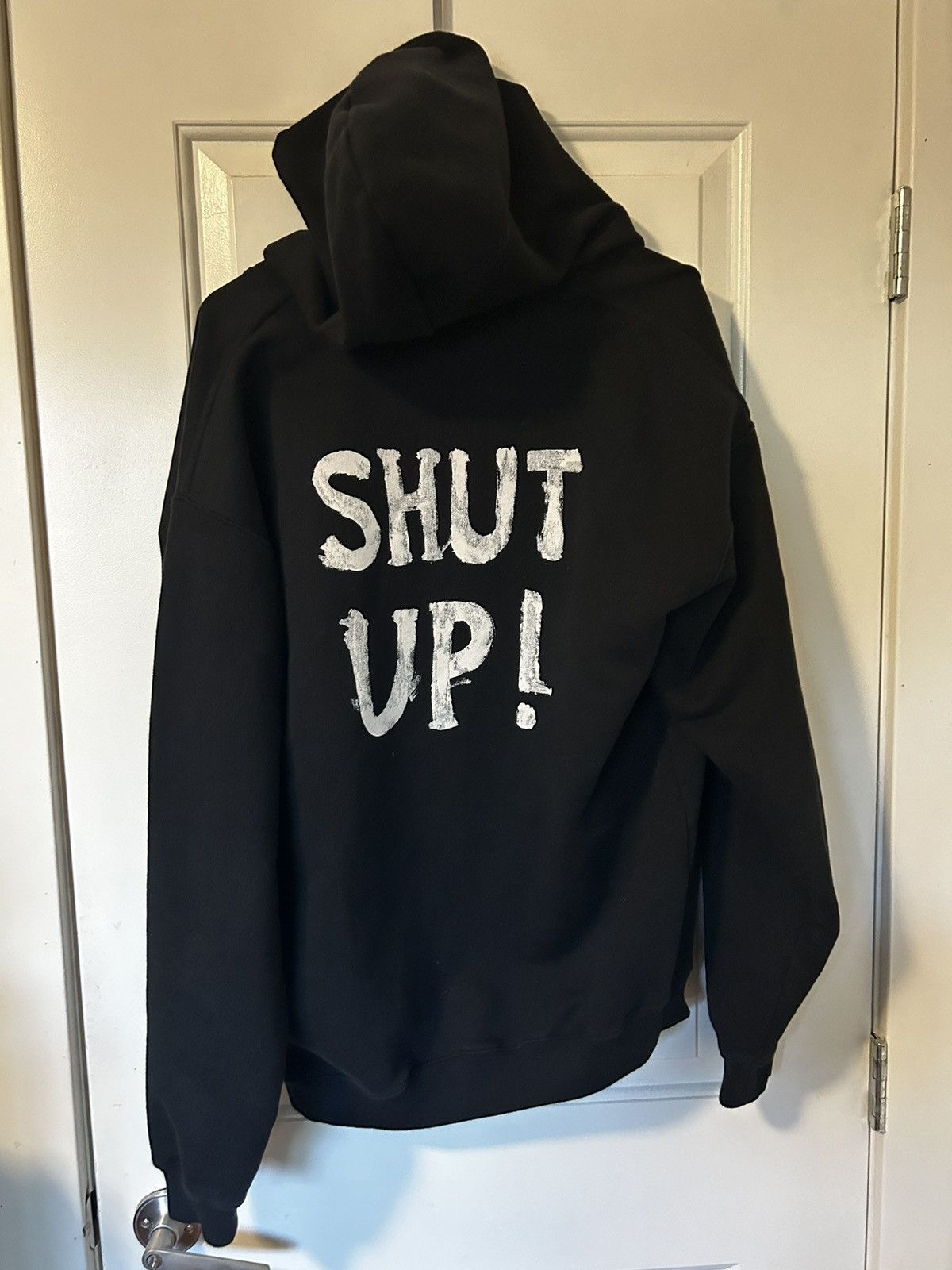 Vetements *RARE* VETEMENTS “SHUT UP” ZIP UP HOODIE | Grailed
