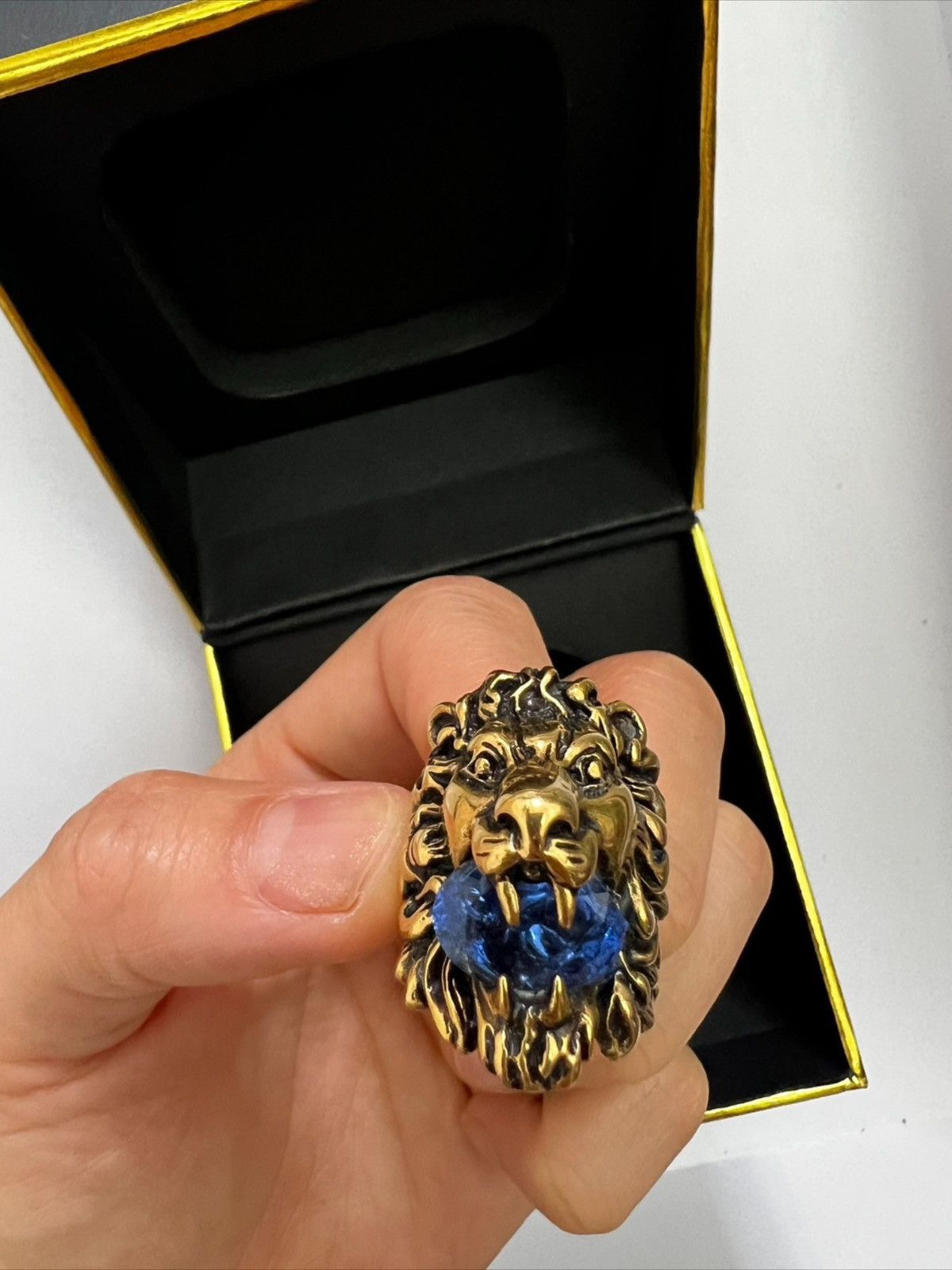 Gucci Gucci lion head ring | Grailed