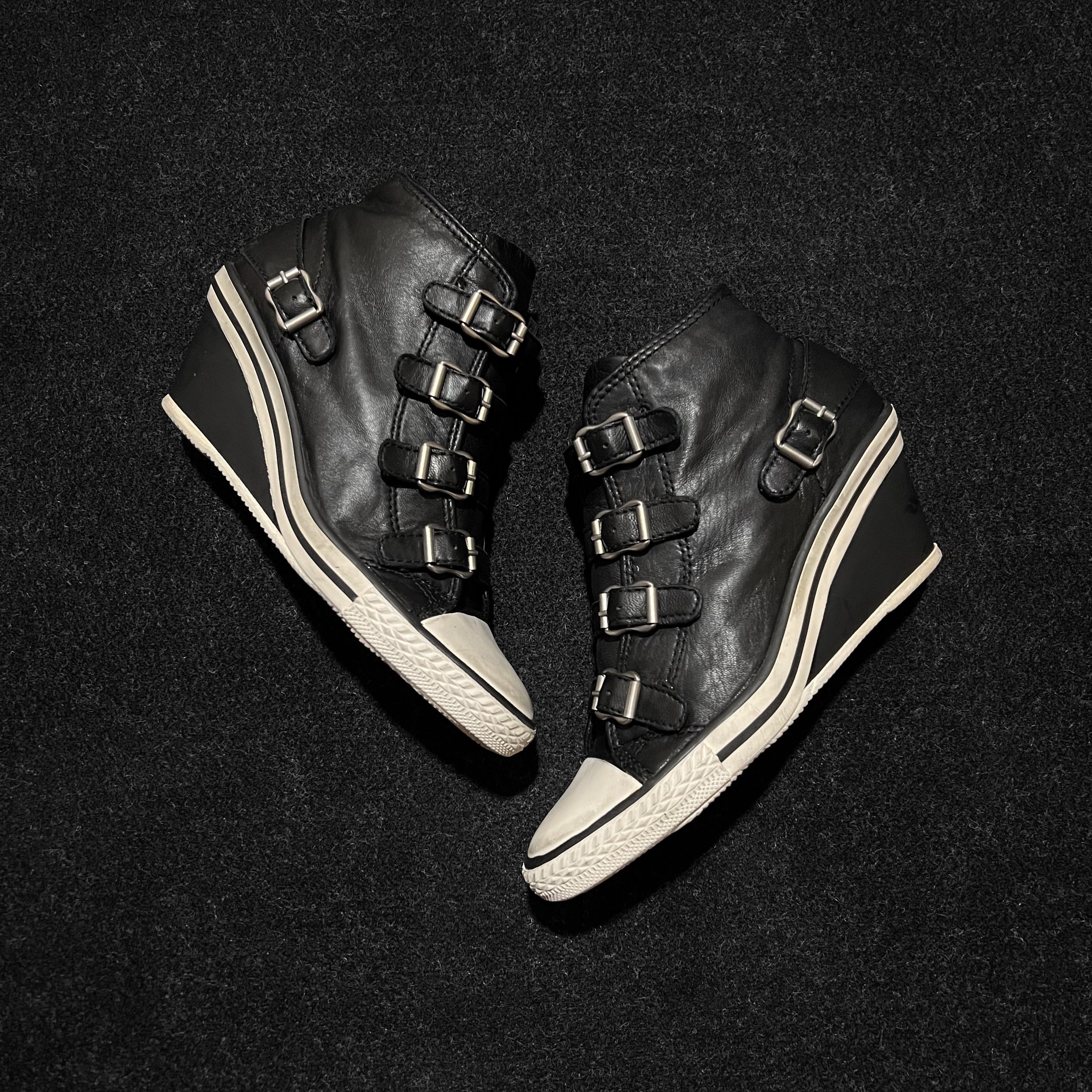 ASH ASH Limited Genial Buckled Leather Wedge Marant Bekett Style | Grailed