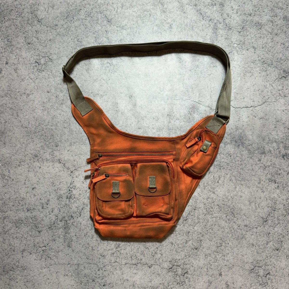 Diesel × Streetwear × Vintage Vintage Diesel Style Y2K Faded Bag | Grailed