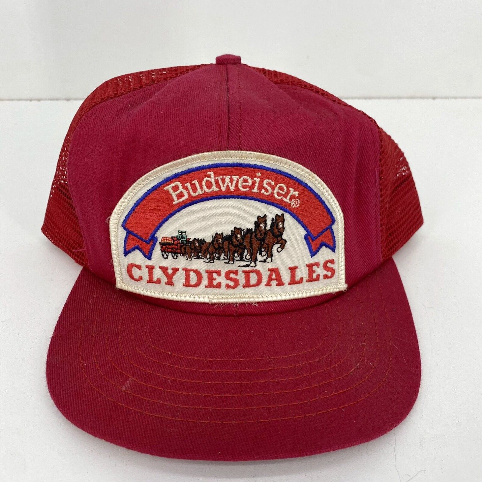 Budweiser Vintage 90s Budweiser Beer Clydesdales Retro Bar Alcohol Rare ...
