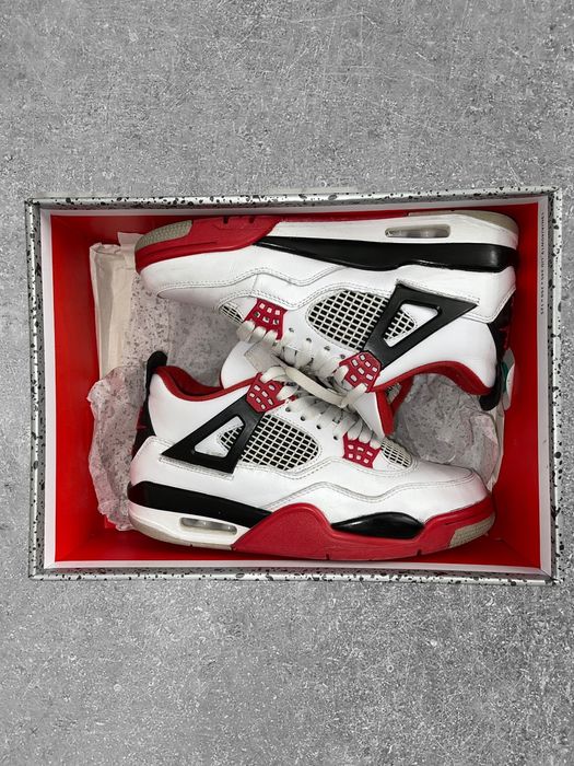 Nike Jordan 4 fire red | Grailed