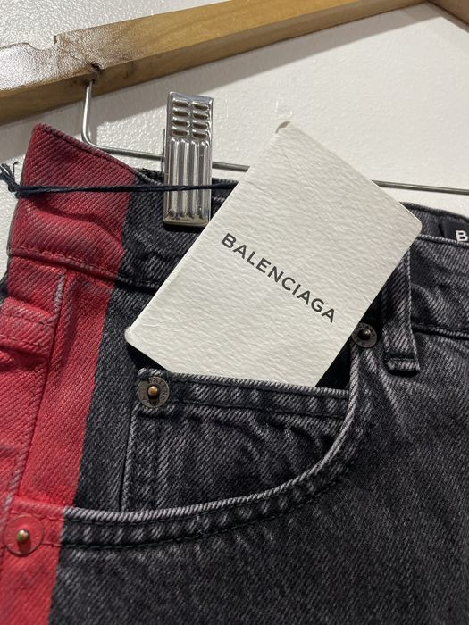 Balenciaga Balenciaga Ss 17 Red Stripe Jeans | Grailed