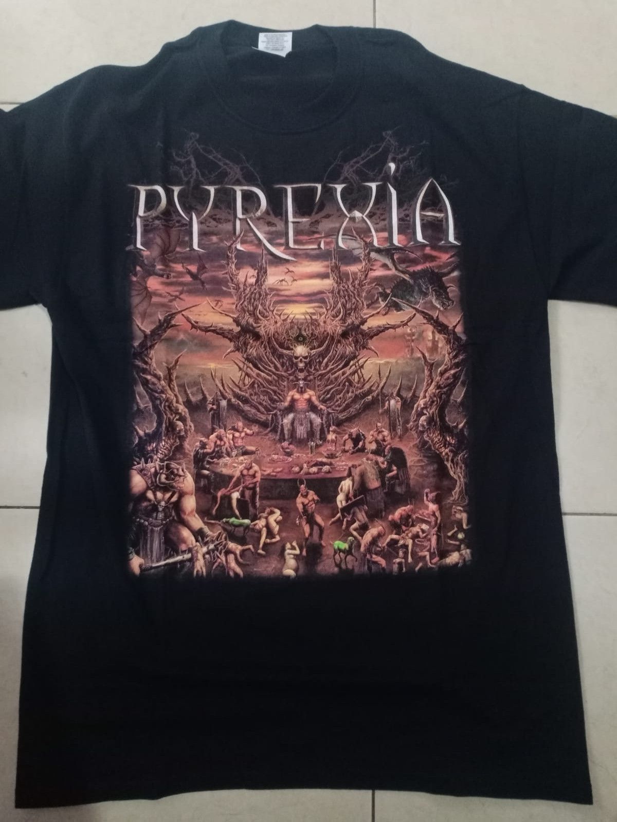 Band Tees × Vintage Pyrexia x Death x Immolation x Nasum | Grailed