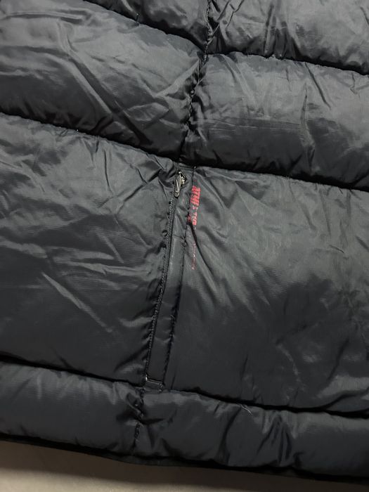 Nike Nike navy puffer jacket vintage down small hex logo Y2K | Grailed