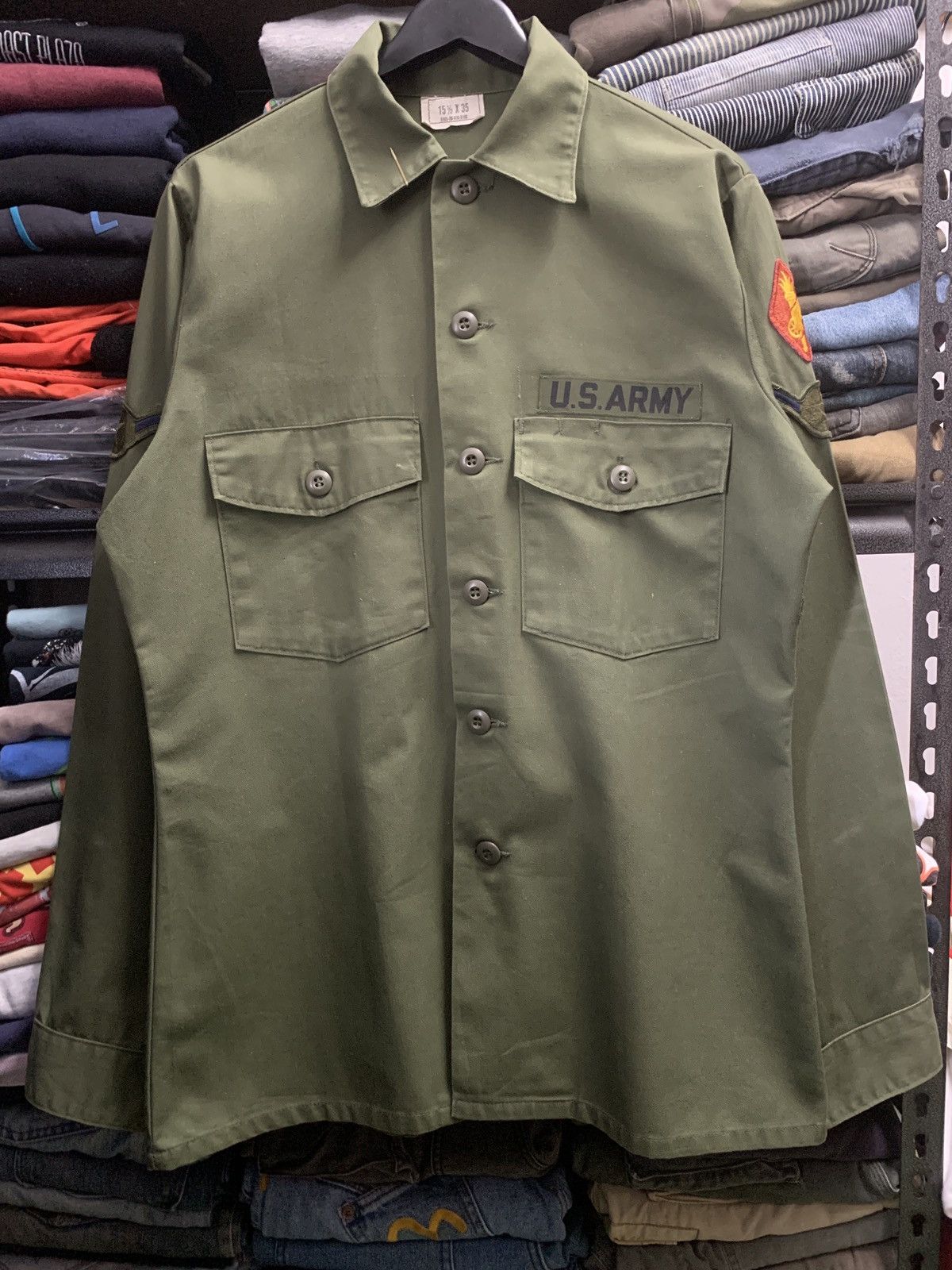Vintage Vintage 1980s OG 507 US Army Button Up Shirt | Grailed