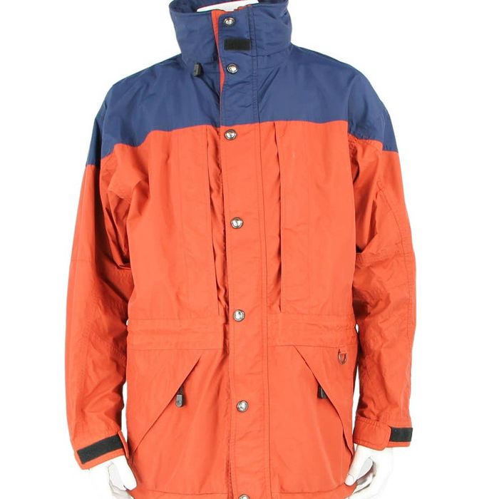 The North Face Vintage The North Face Gore-Tex Orange Blue Jacket | Grailed