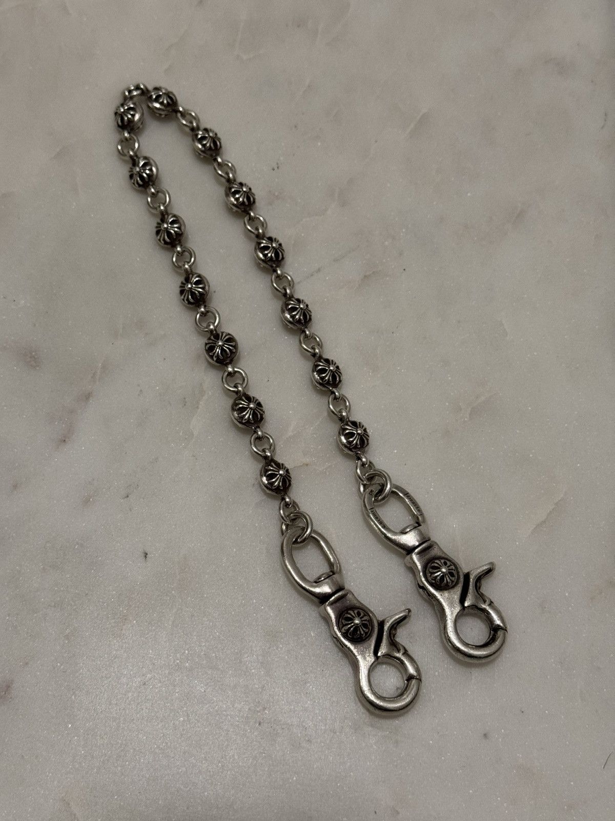 Chrome Hearts Chrome Hearts Cross Ball Wallet Chain | Grailed