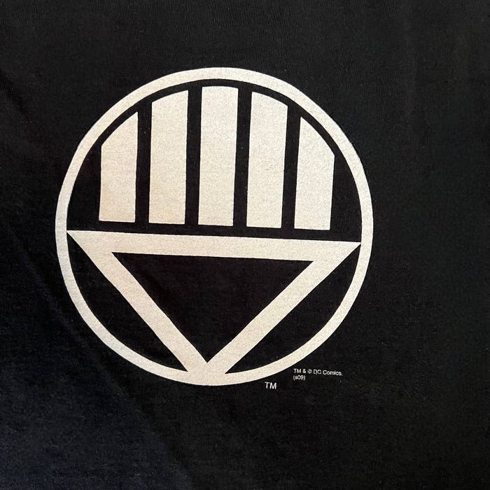 Dc Comics Black Lantern Symbol Logo Shirt Dc Comics | Grailed