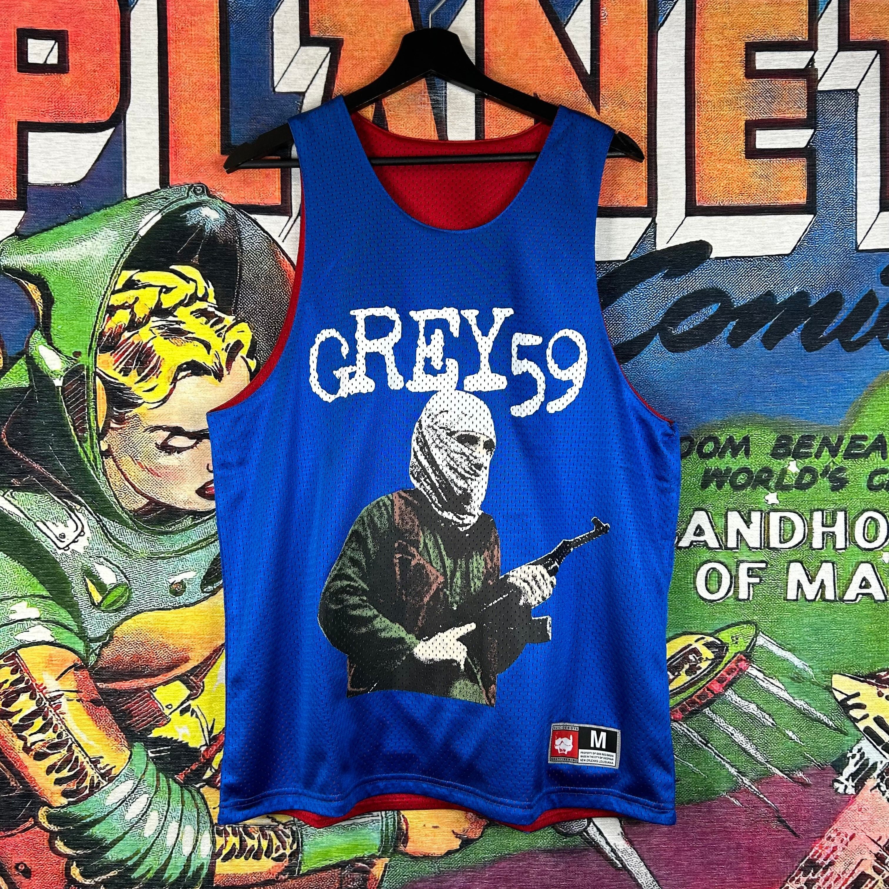 G59 Records G59 Records ‘Infidel’ Reversible Warm Up Red/Blue Jersey ...