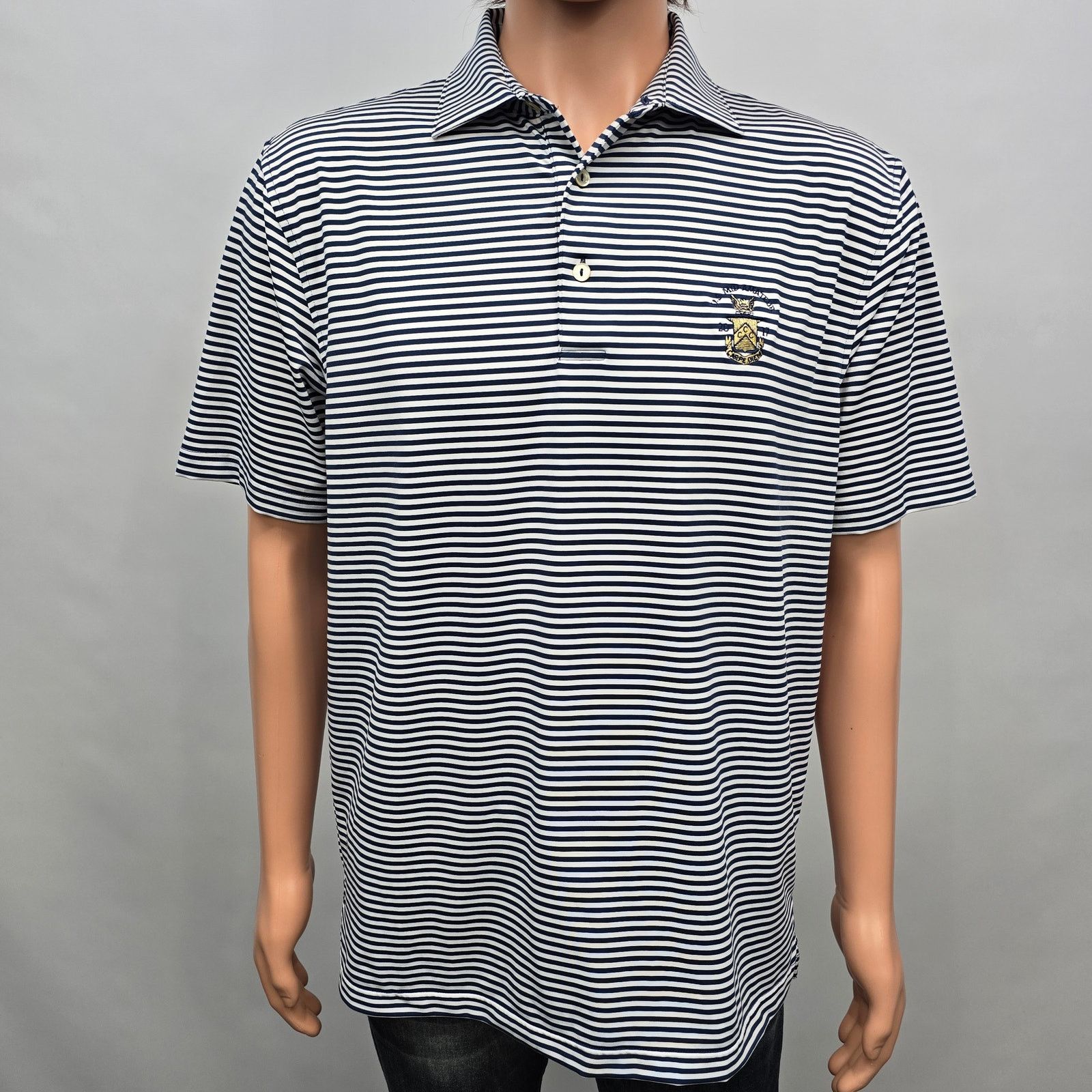 Peter Millar PETER MILLAR Summer Comfort Golf Polo Shirt M CCC Logo ... Peter Millar PETER MILLAR Summer Comfort Golf Polo Shirt M CCC Logo ...