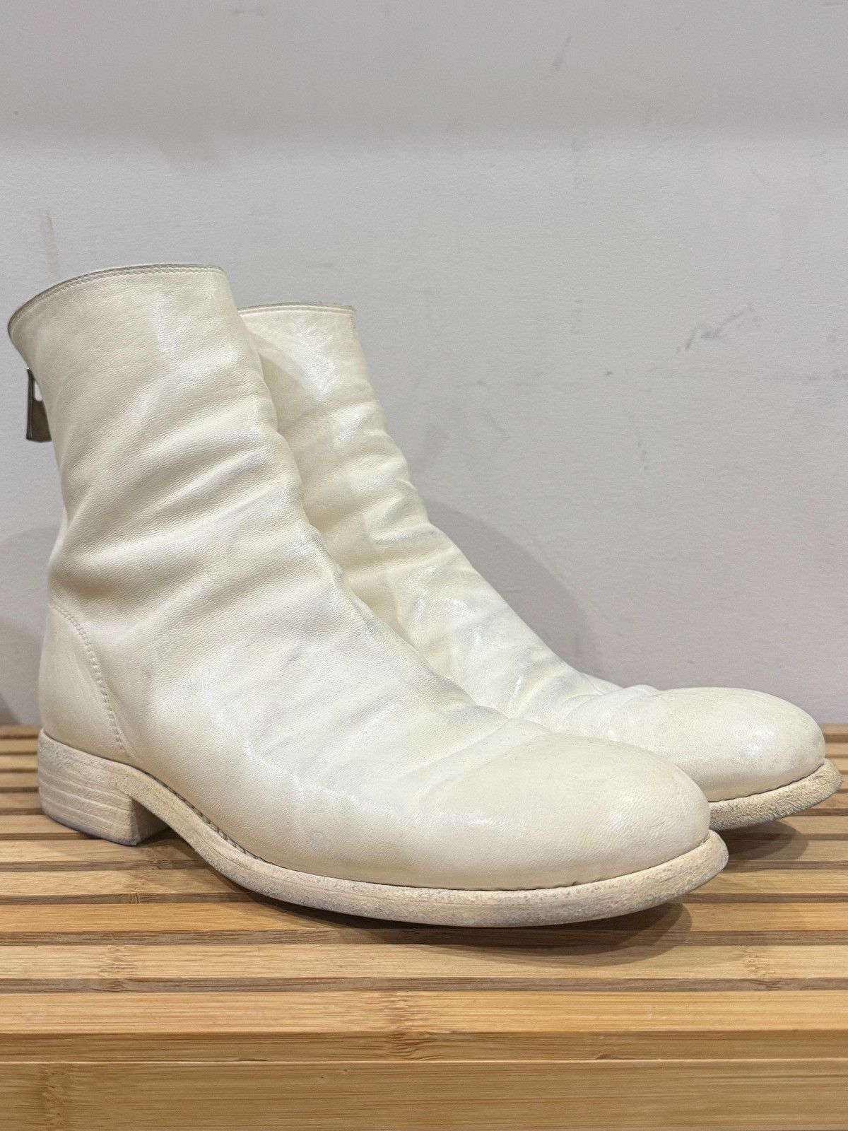 Guidi Guidi 986 White Horse Back Zip Boots 39 | Grailed