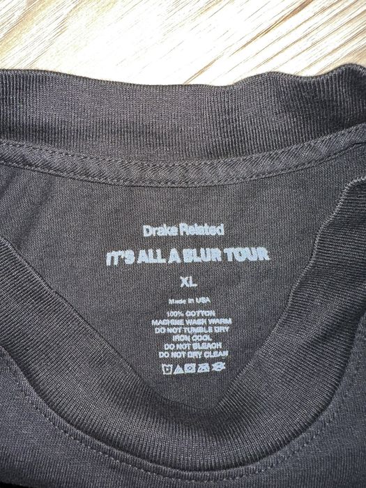 Vintage Drake Eyes It’s All A Blur Tour Tee in size XL | Grailed