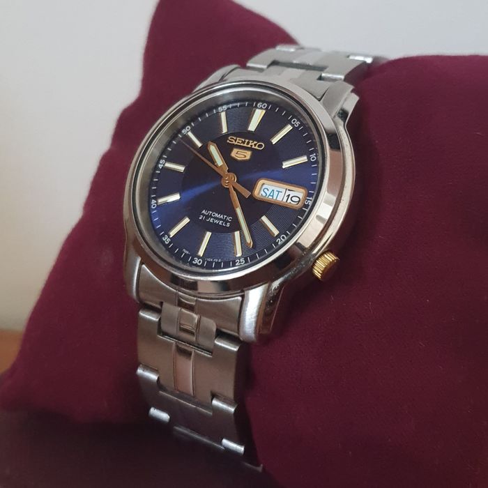 Seiko SEIKO blue dial 21 jewels japan automatic SNKL79K1 | Grailed