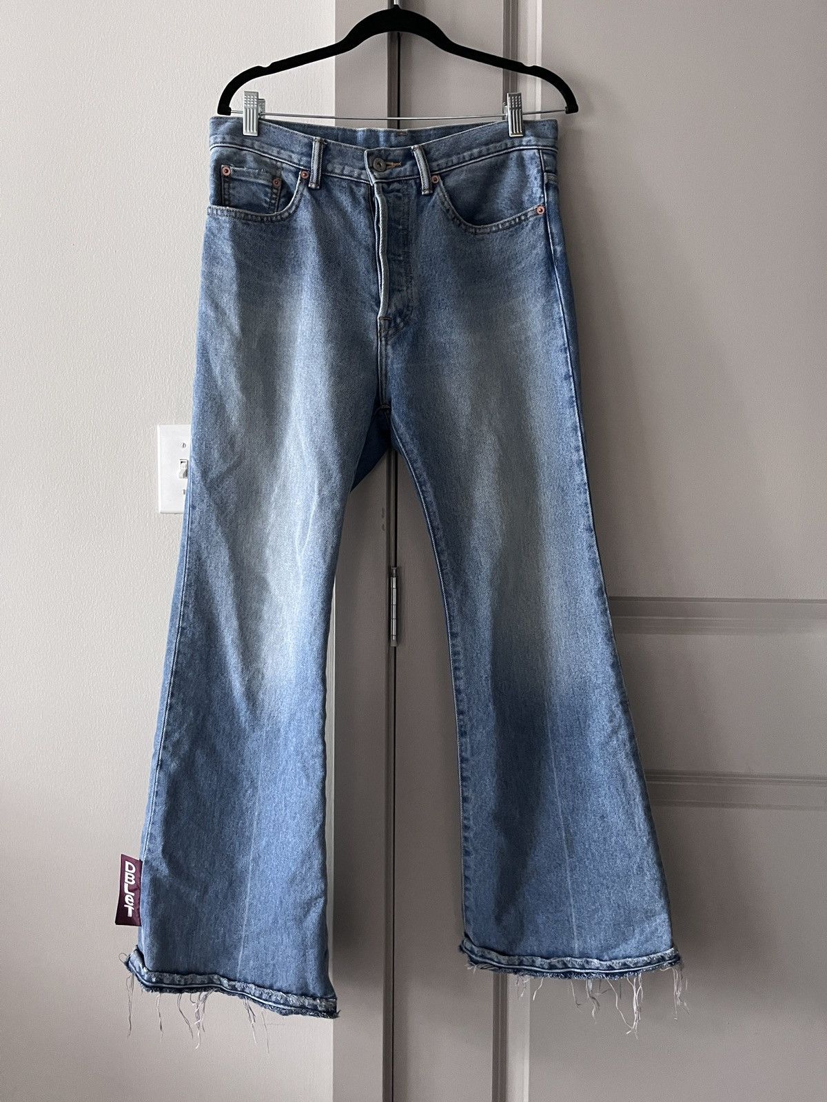 Doublet Doublet Flare Jeans | Grailed
