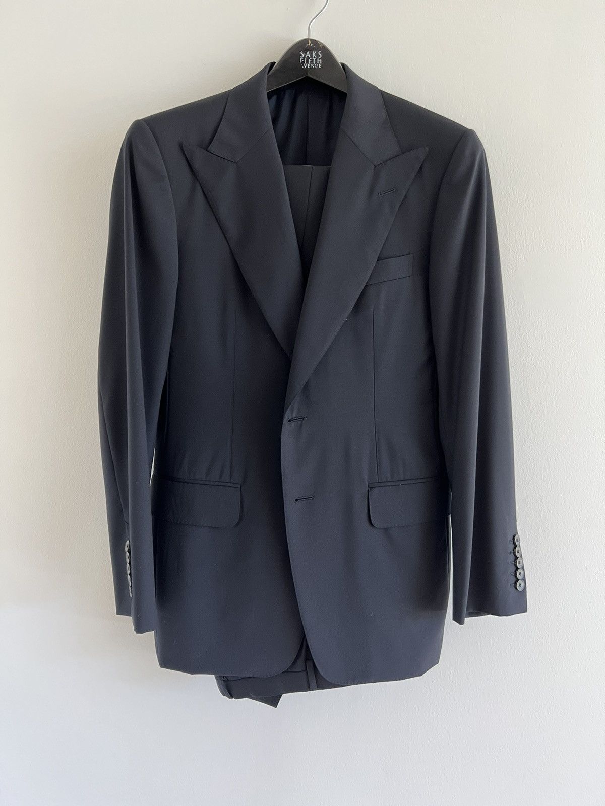 Gucci × Tom Ford Gucci Navy Suit - 38R/48R - Wide Peak Lapels | Grailed