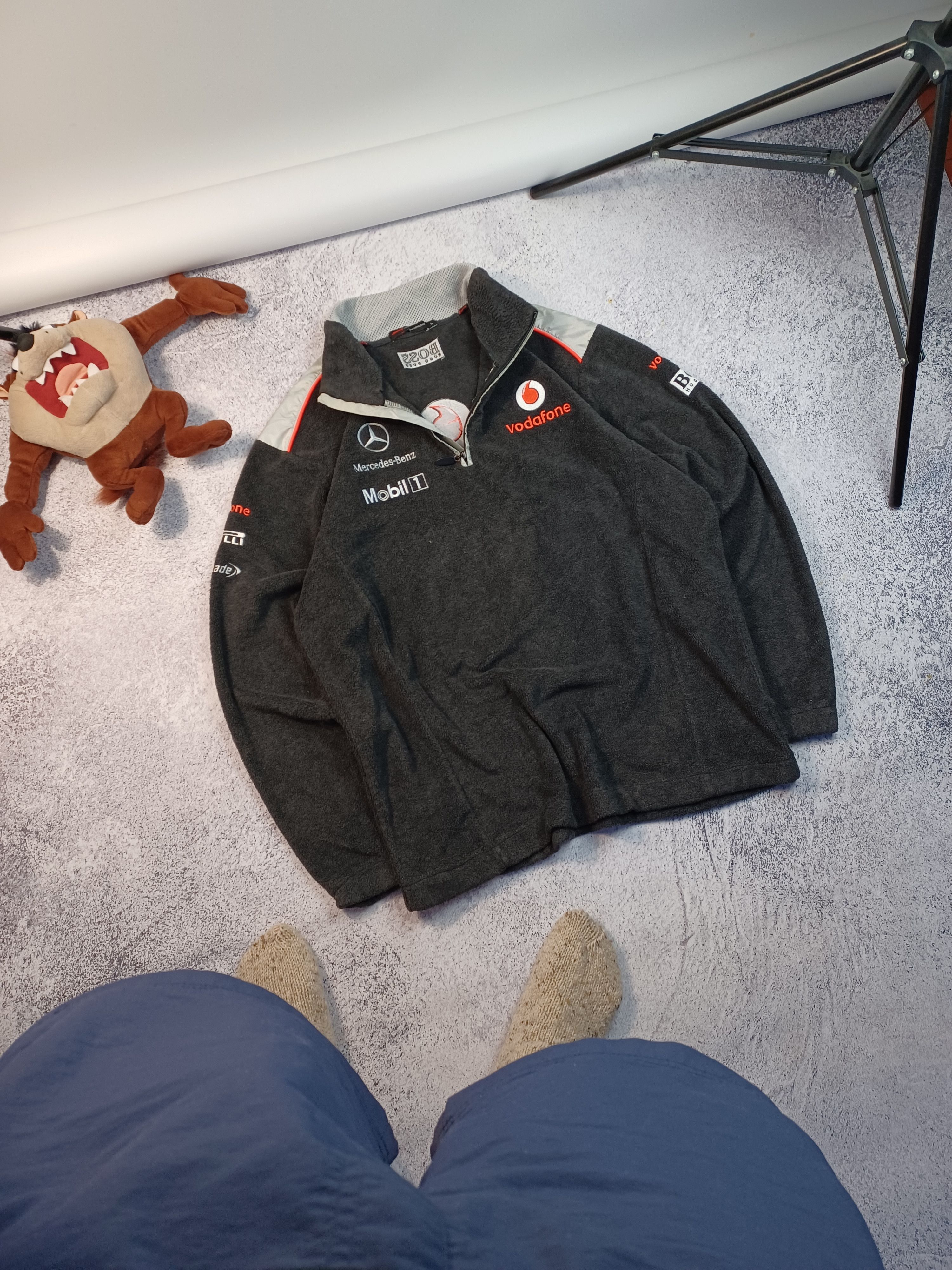 Mercedes Benz Hugo Boss Mercedes-Benz Racing Fleece Jacket | Grailed