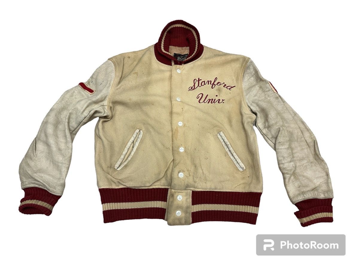 Streetwear × Varsity Jacket × Vintage Vintage Varsity Jacket Stanford ...