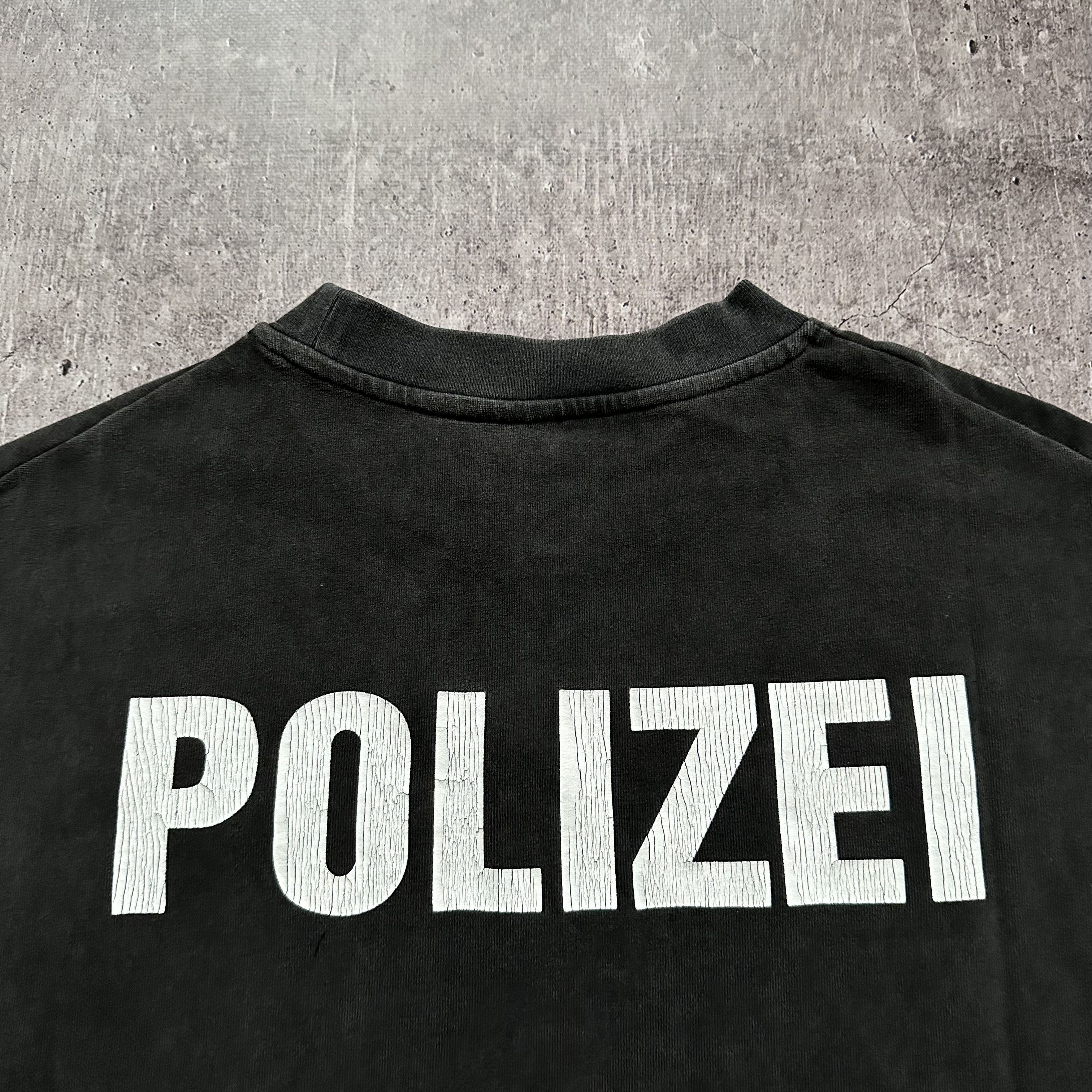 Vintage Fat Boxy Polizei Avant Garde T shirt | Grailed