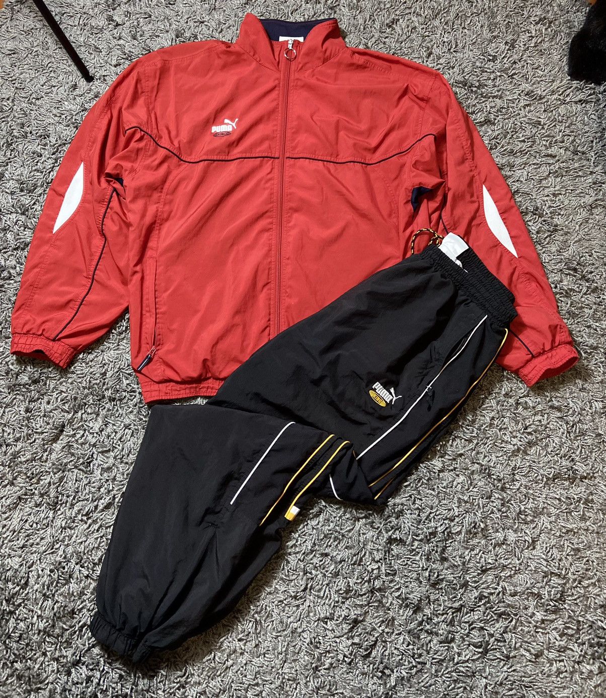 Puma × Vintage PUMA KING VINTAGE 90s TRACKSUIT FOOTBALL BLOCK CORE ...