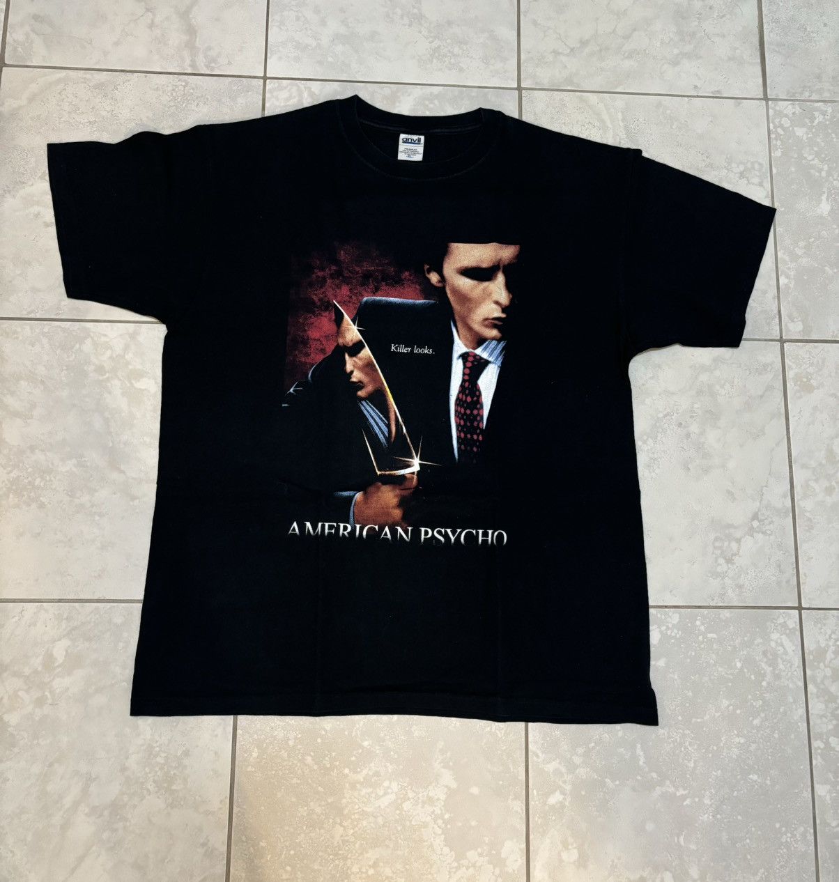 Vintage Rare Vintage American Psycho Patrick Bateman Horror Movie T ...