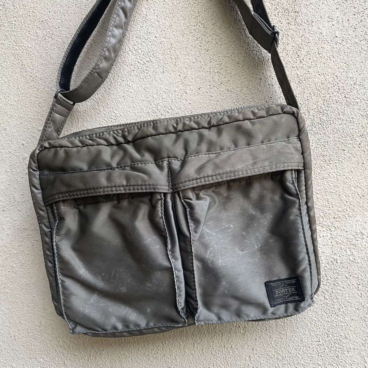 Head Porter × Japanese Brand × Porter Porter Tanker Shoulder Bag Grey | Grailed