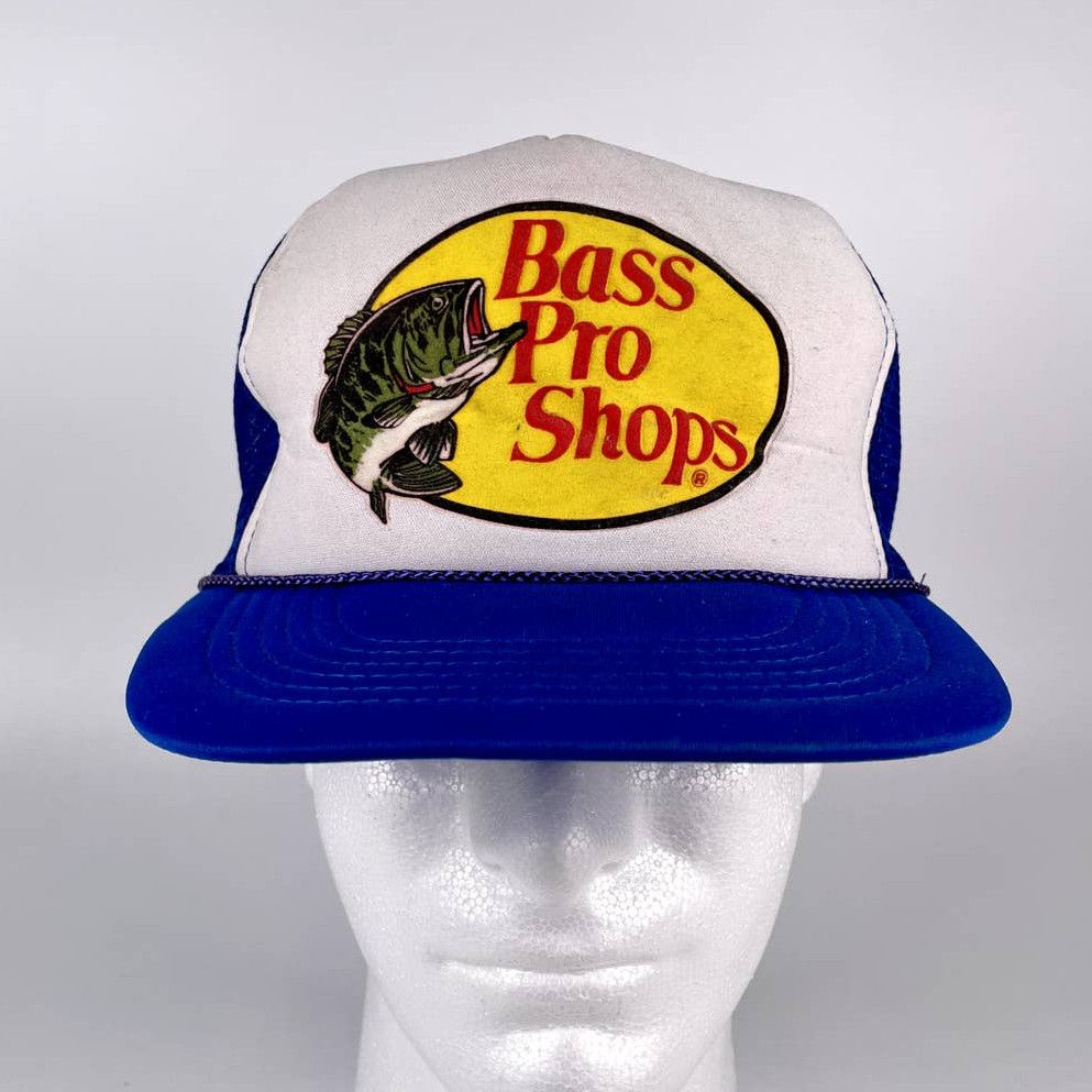 Bass Pro Shops Bass Pro Shops Men's Blue Trucker Hat Streetwear ...