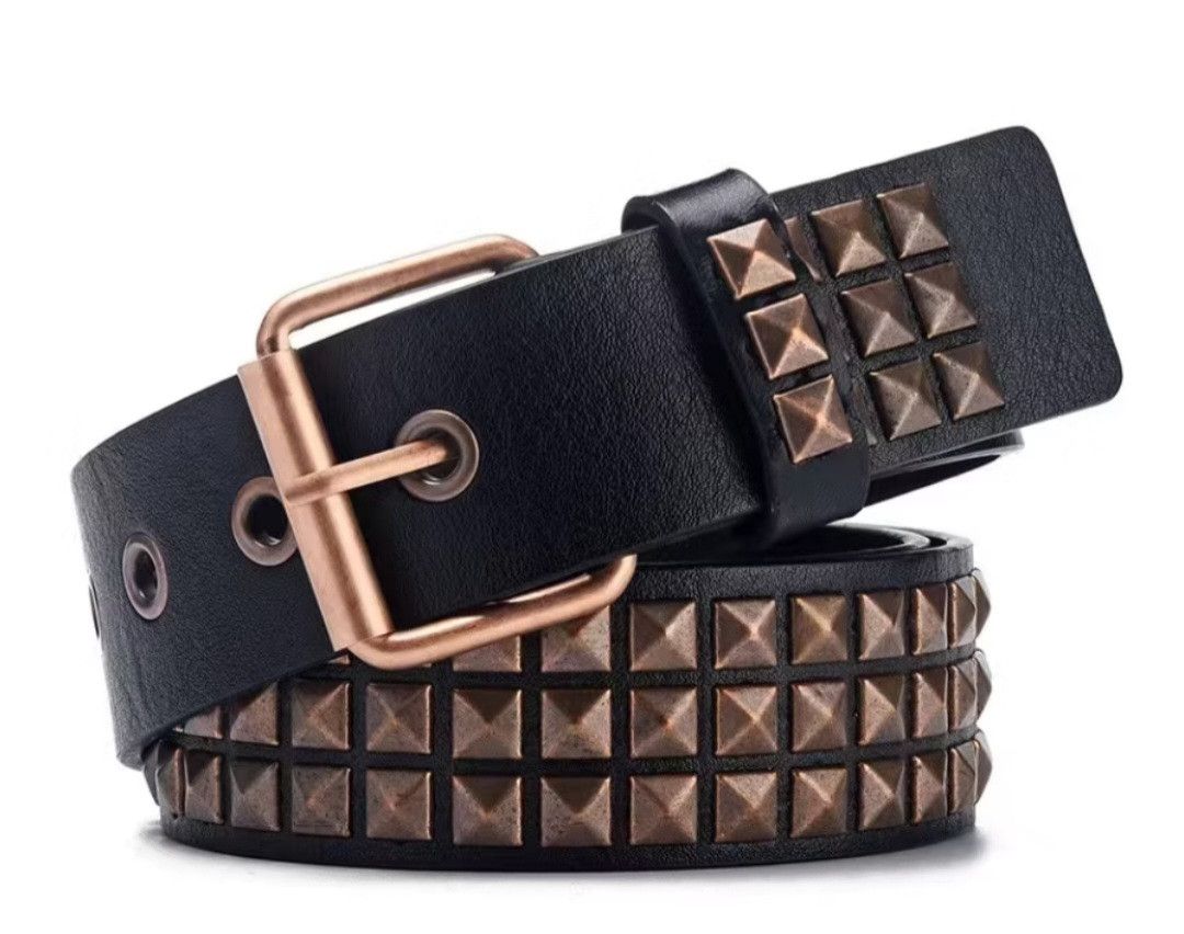 PPFM 💥Studded punk rock peach colour belt | Grailed