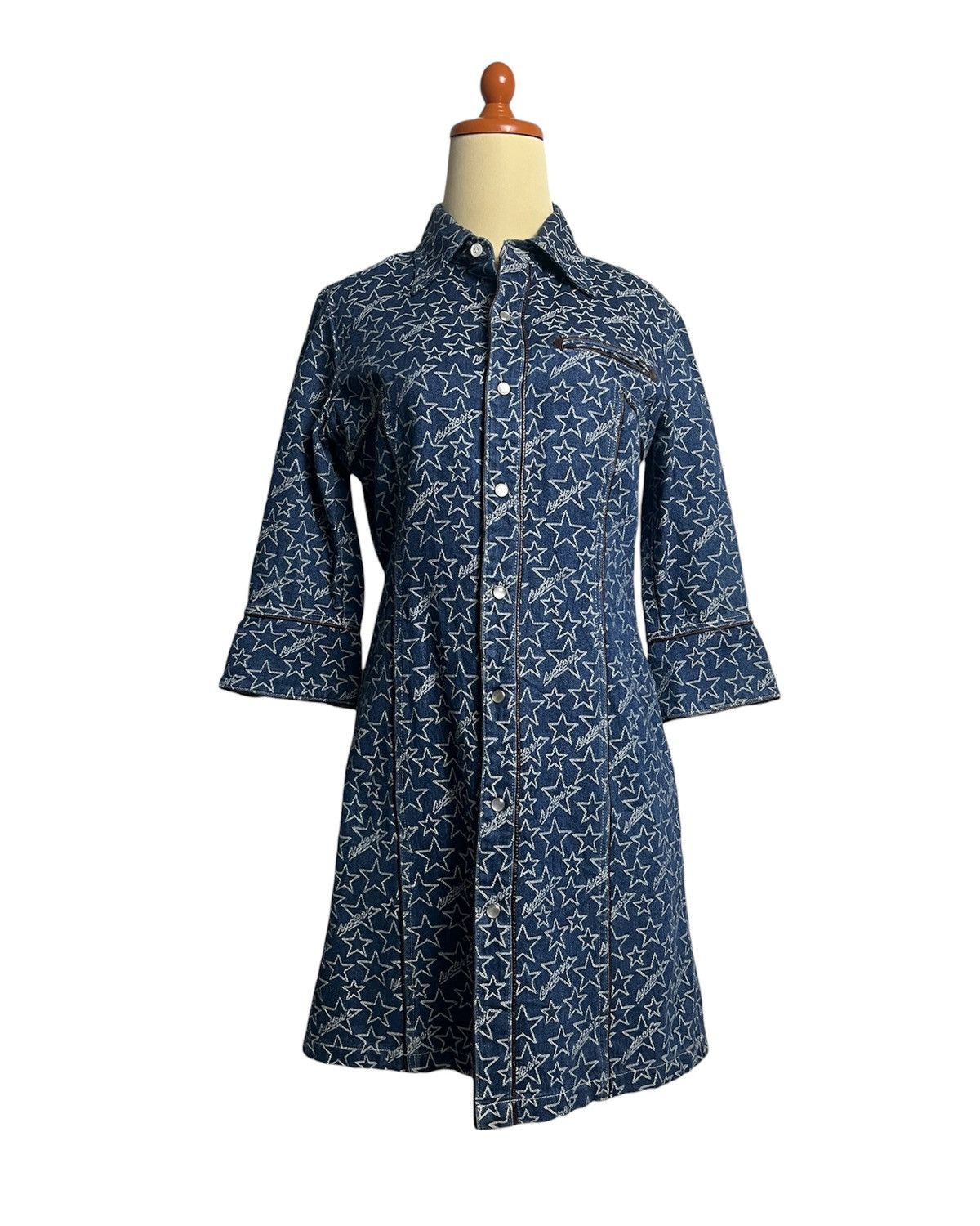 Hysteric Glamour 1990s by Nobuhiko Kitamura Japanese Denim Shirt Dress ...