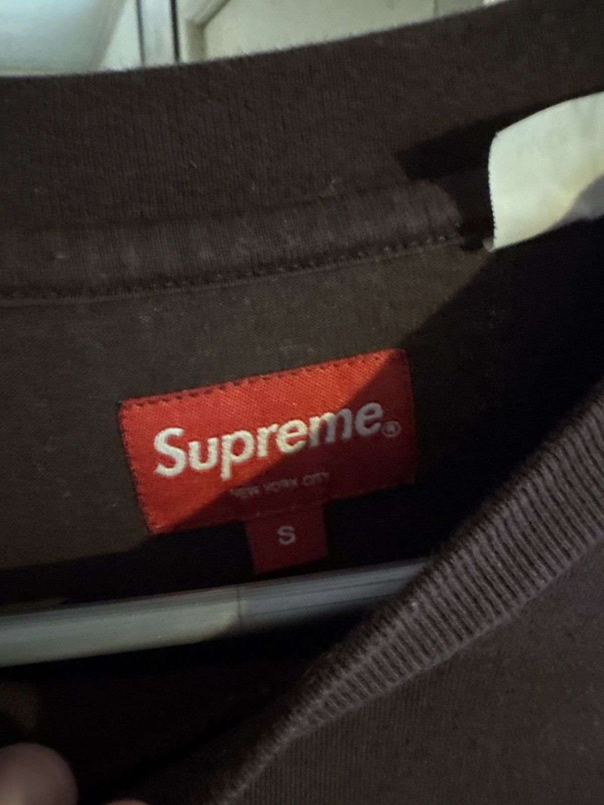 Supreme aw23 brown mini box logo | Grailed