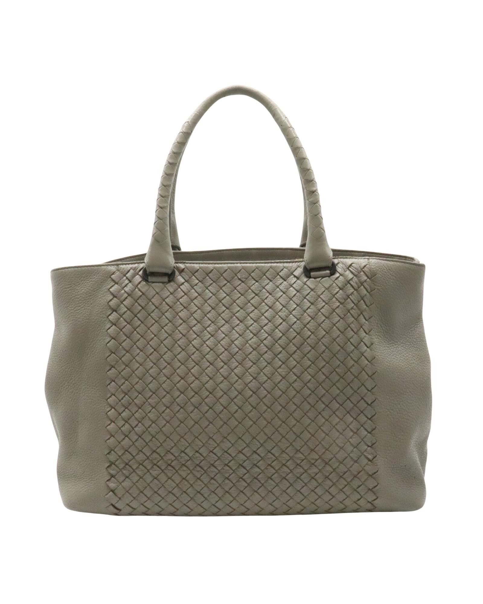 Bottega Veneta Iconic Leather Handbag with Woven Pattern | Grailed