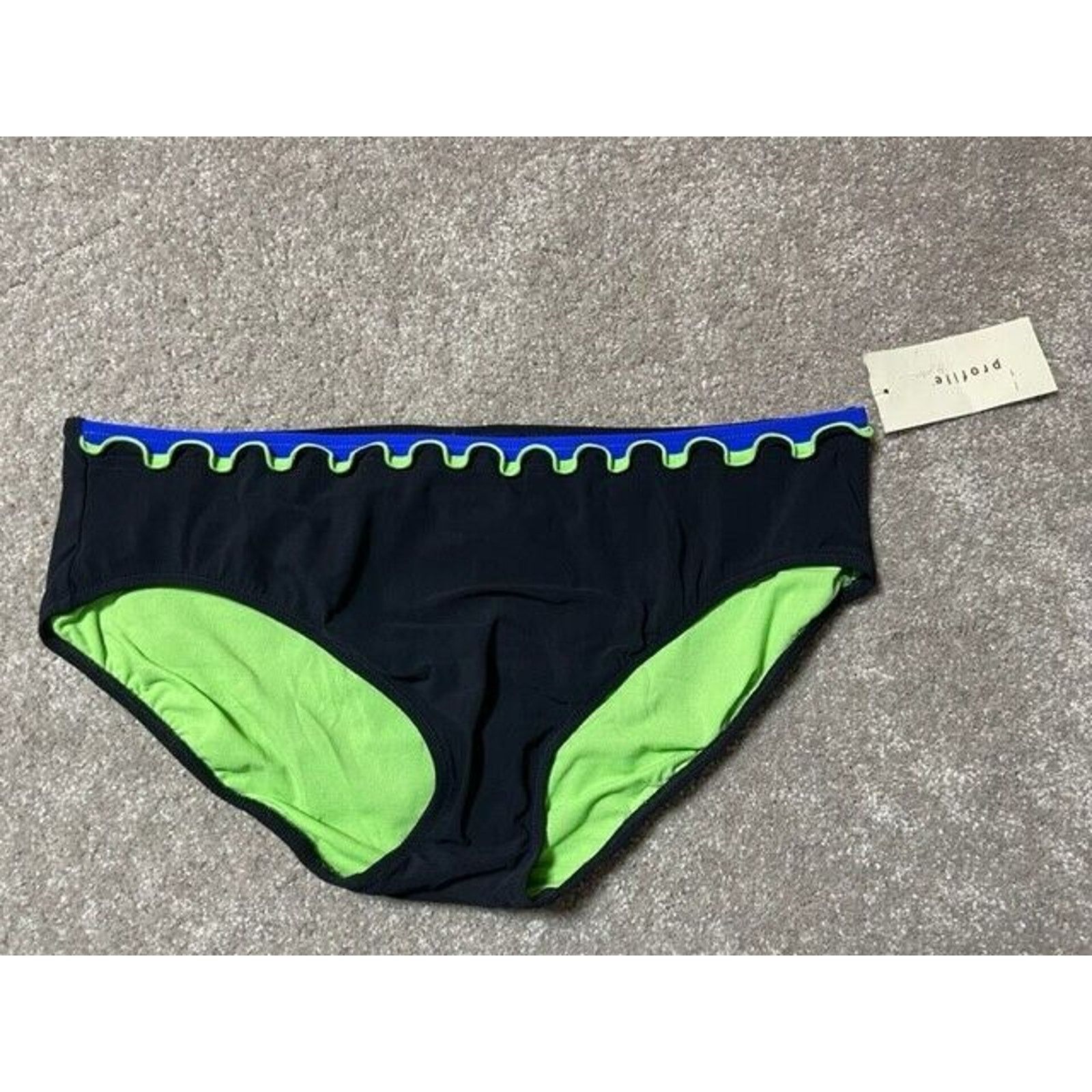 Other Profile By Gottex Bikini Women 16 Ruffled Swim Bottom Black | Grailed