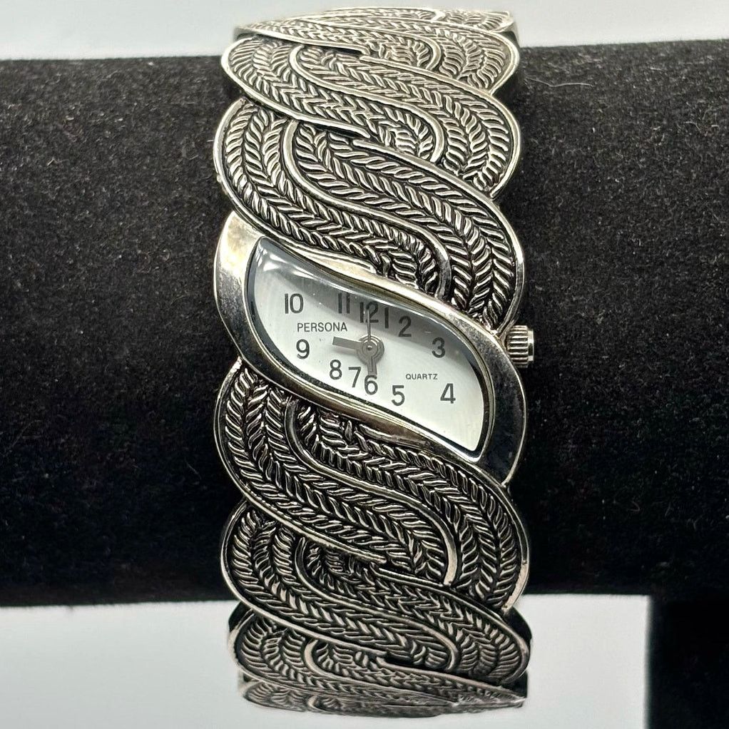 Other Stunning Silver Persona Cuff Watch | Grailed