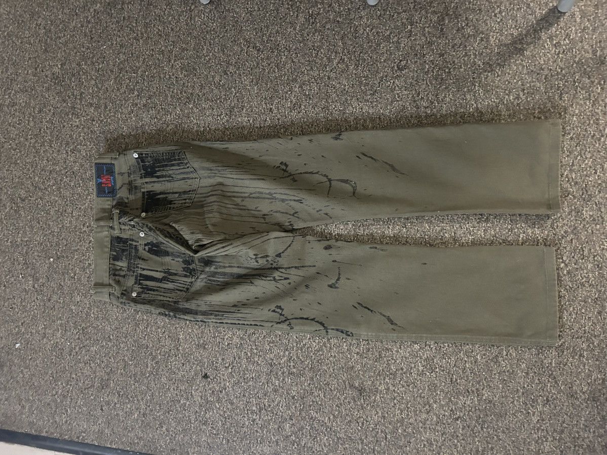 Jean Paul Gaultier AW98 JPG Blood Splatter Jeans | Grailed