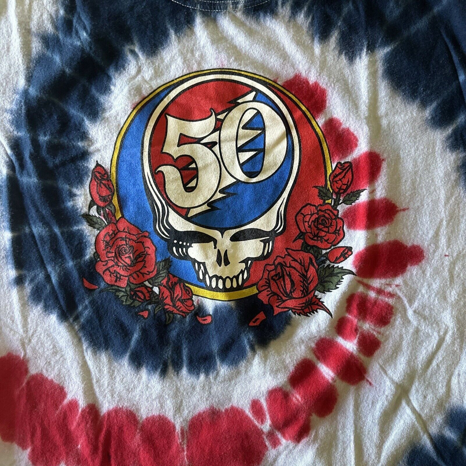 Ripple Junction Grateful Dead 50th Anniversary Tie Dye T Shirt Size 2XL ...